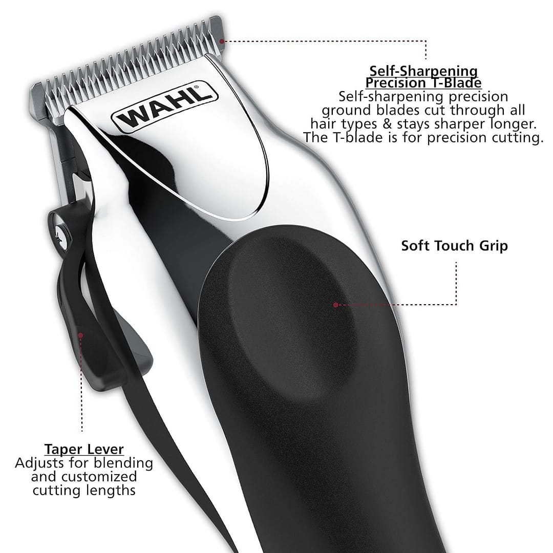 ExploreUno | Wahl Clipper USA Deluxe Corded Chrome Pro, Complete Hair ...