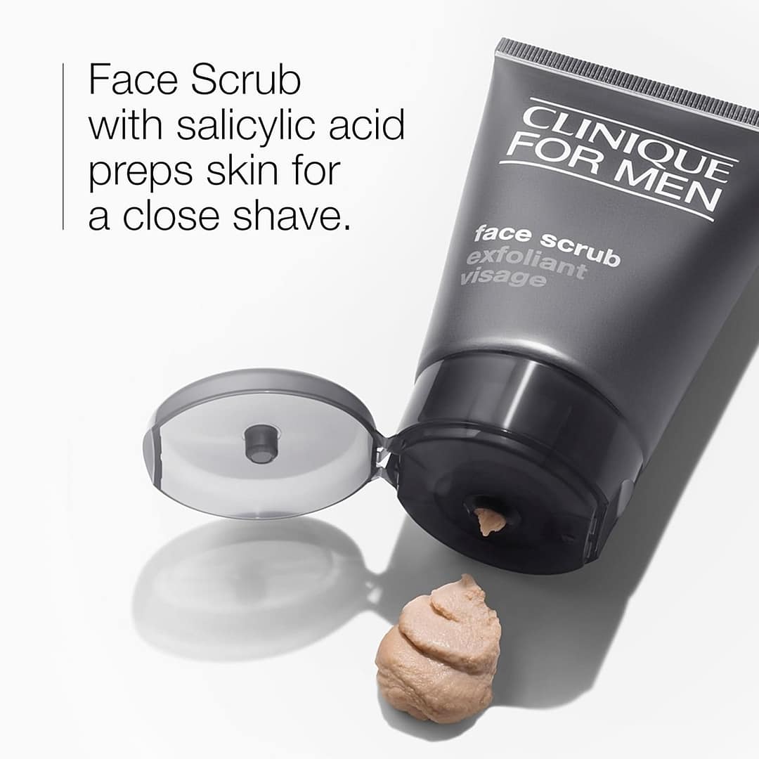 ExploreUno | Clinique For Men Exfoliating Face Scrub With Salicylic ...